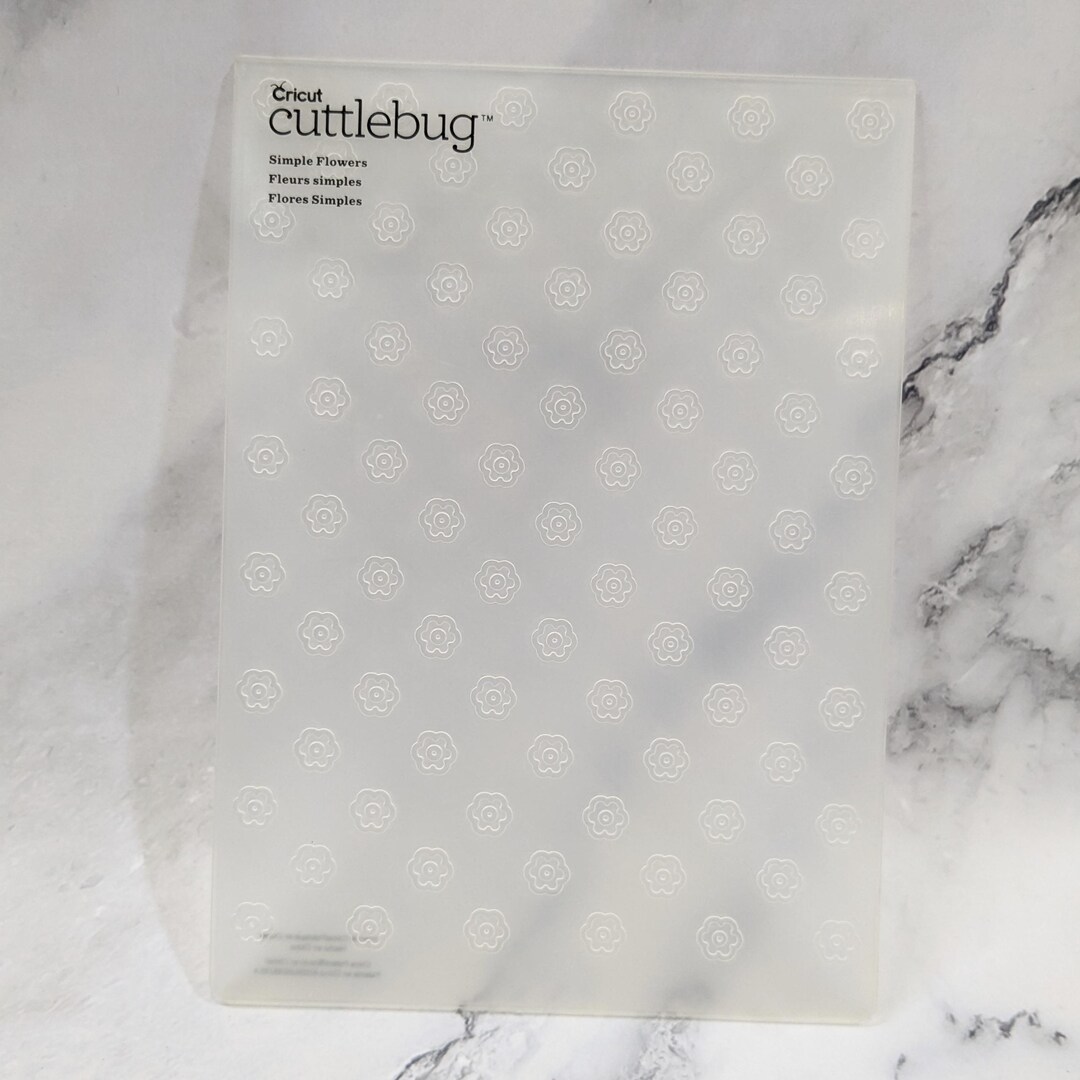 Cuttlebug Embossing Folder: Simple Flowers Print (4.5x5.75") - Etsy