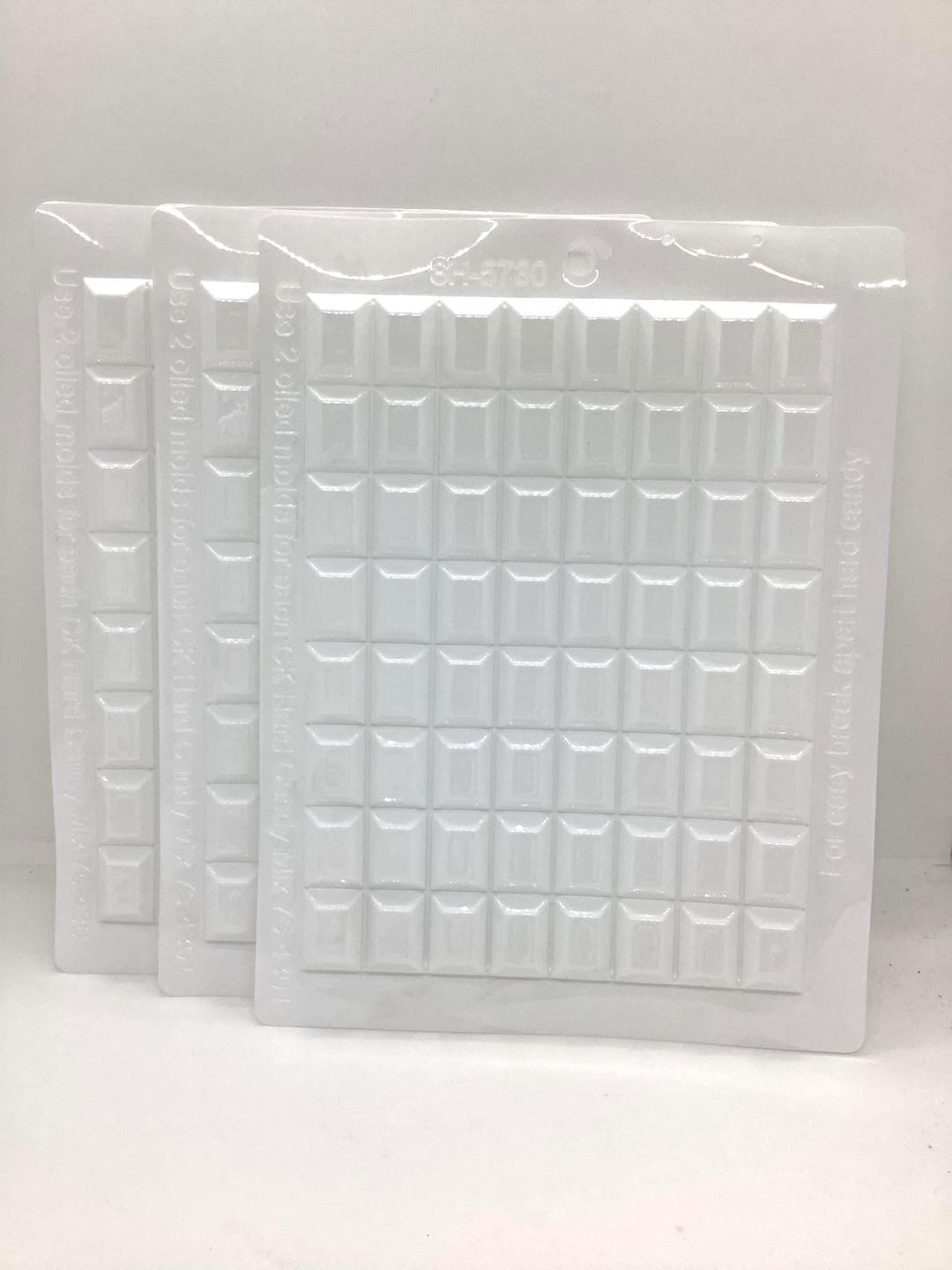 3 Pack- Rectangle Break Apart Molds - Etsy