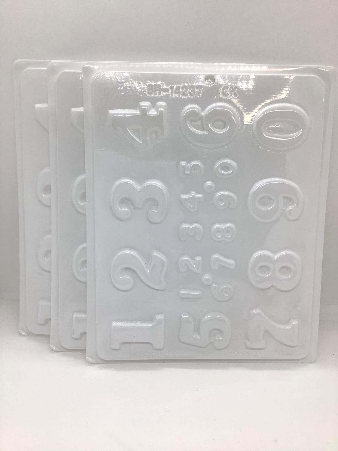 3 Pack HARD CANDY Numbers Molds - Etsy