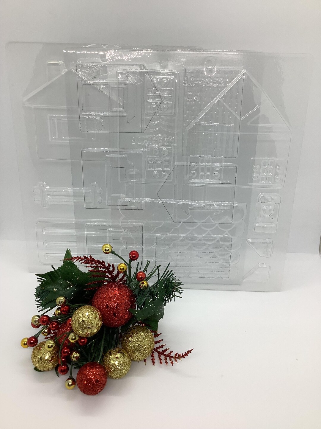 3 Pack Gingerbread House Chocolate Mold Set - Etsy