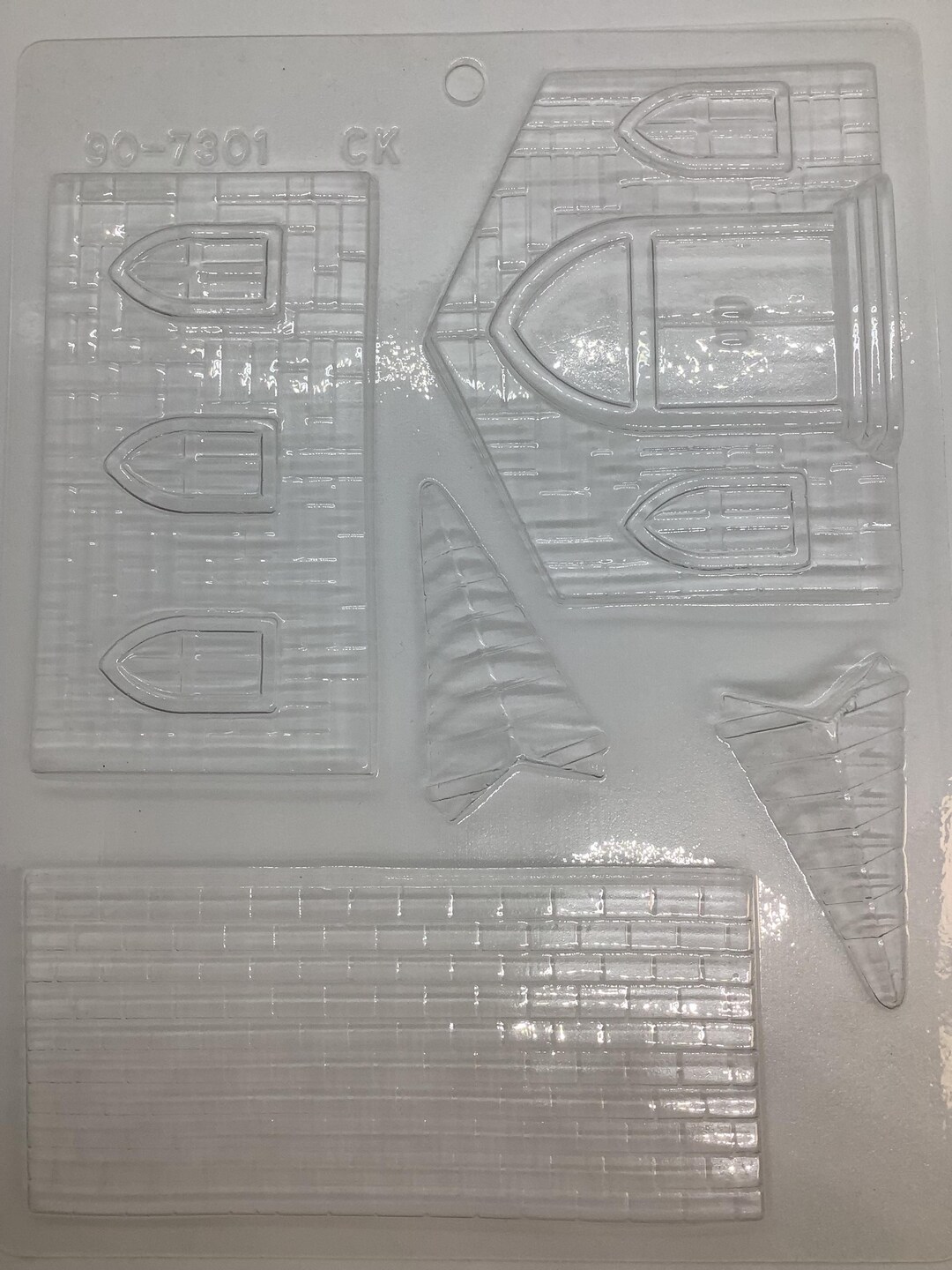 CHOCOLATE- 3 Pack 3D Church Mold Set - Etsy