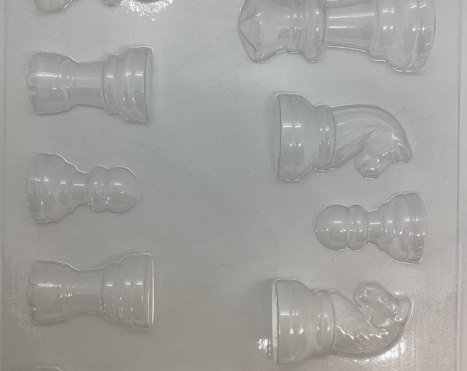 CHOCOLATE- Chess Pieces Mold Set- 3 Pack - Etsy