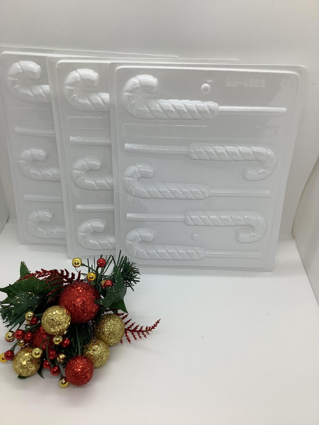 3 Pack Candy Cane HARD CANDY Mold Set - Etsy