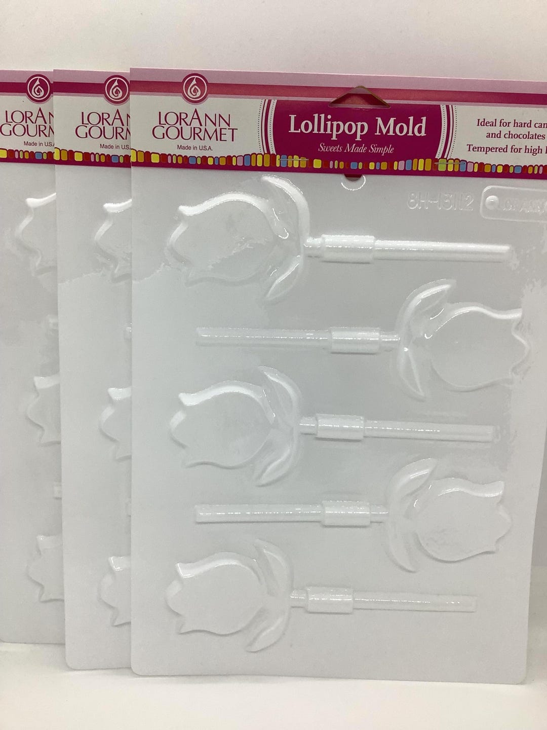 3 Pack- HARD CANDY Tulip Sucker Molds - Etsy