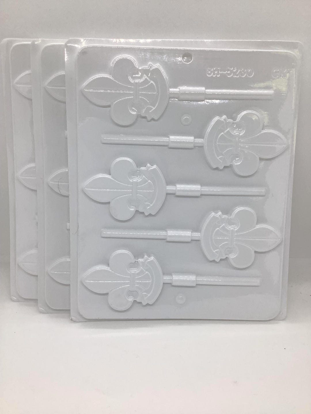 3 Pack - HARD CANDY Fluer De Lis Sucker Molds - Etsy