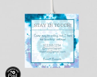 Printable Summer Camp Calling Card | Play Date Calling Card | Summer ...