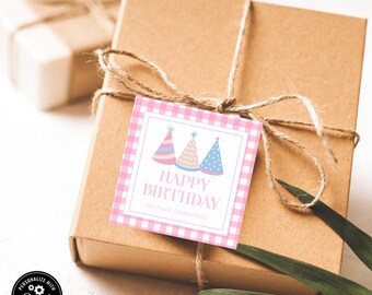 Printable Kids Birthday Gift Tag | Kids Gift Tags | Printable Tags for ...