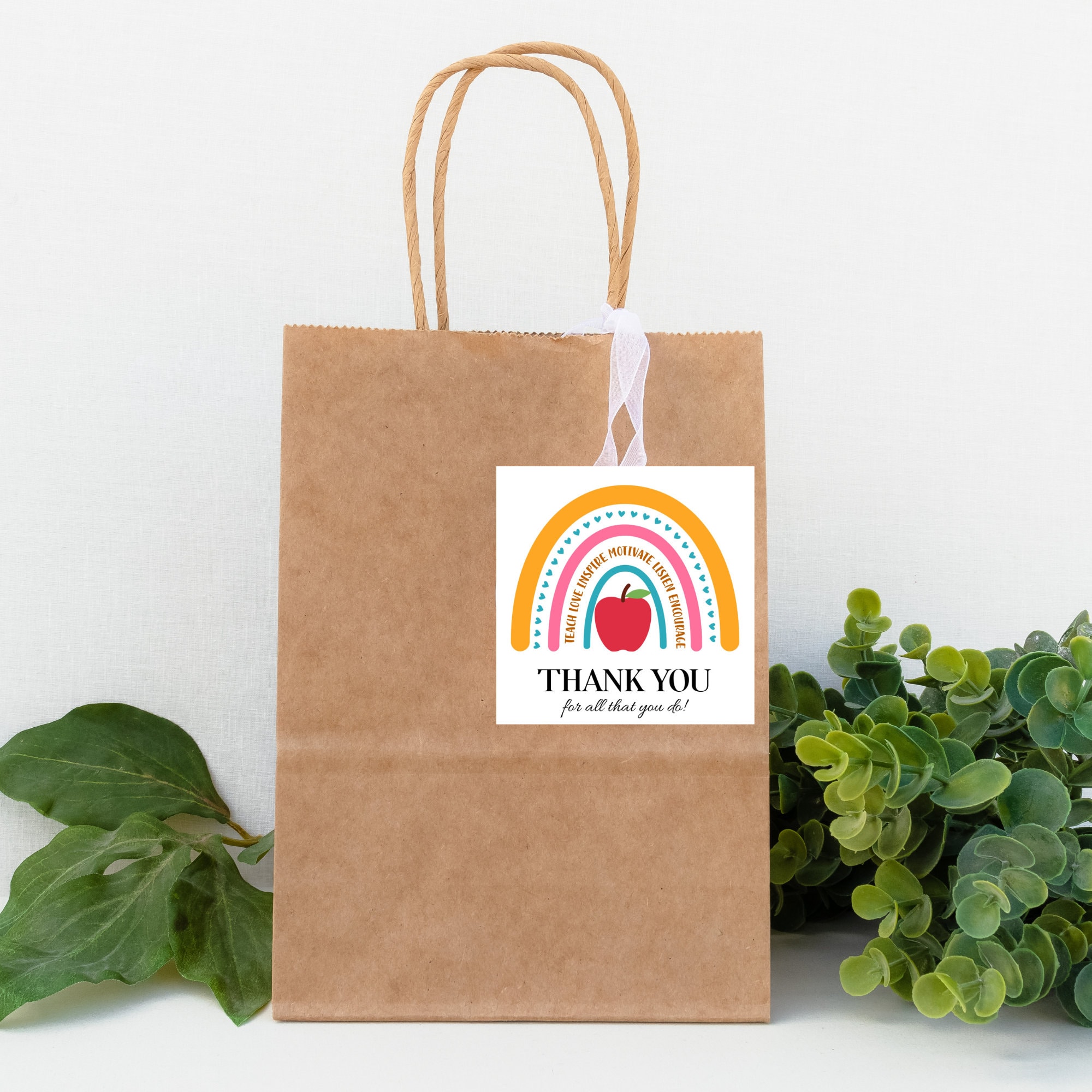 Printable Teacher Appreciation Gift Tag Teacher Gift Tag Template ...