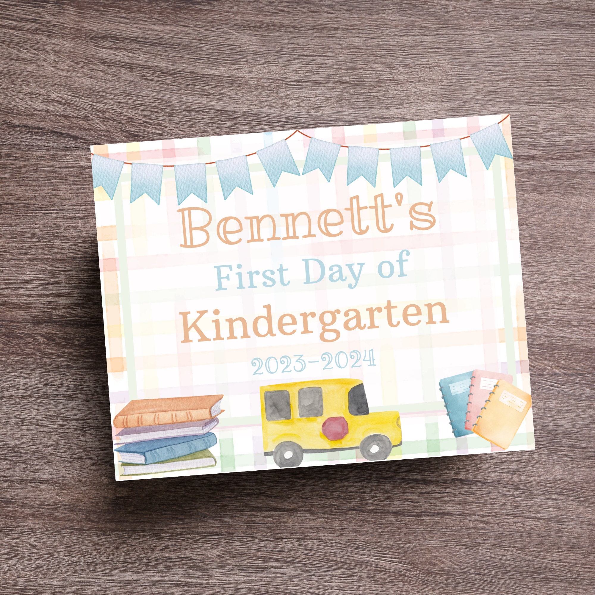 Printable Back to School Sign Editable Sign Print at Home New School ...