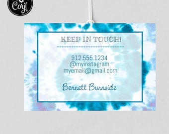 Printable Summer Camp Calling Card | Play Date Calling Card | Summer ...