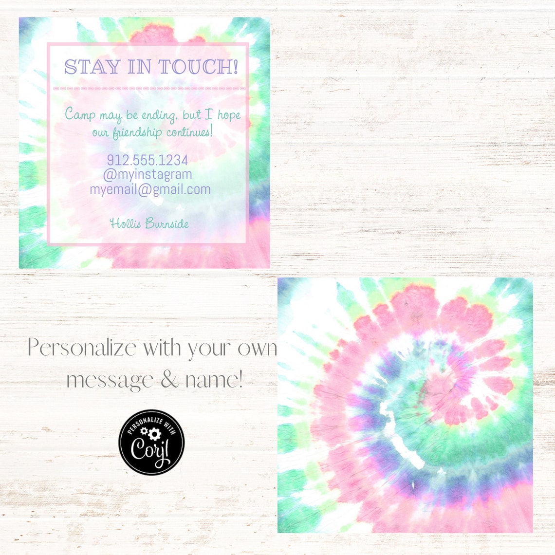 Printable Summer Camp Calling Card | Play Date Calling Card | Summer ...