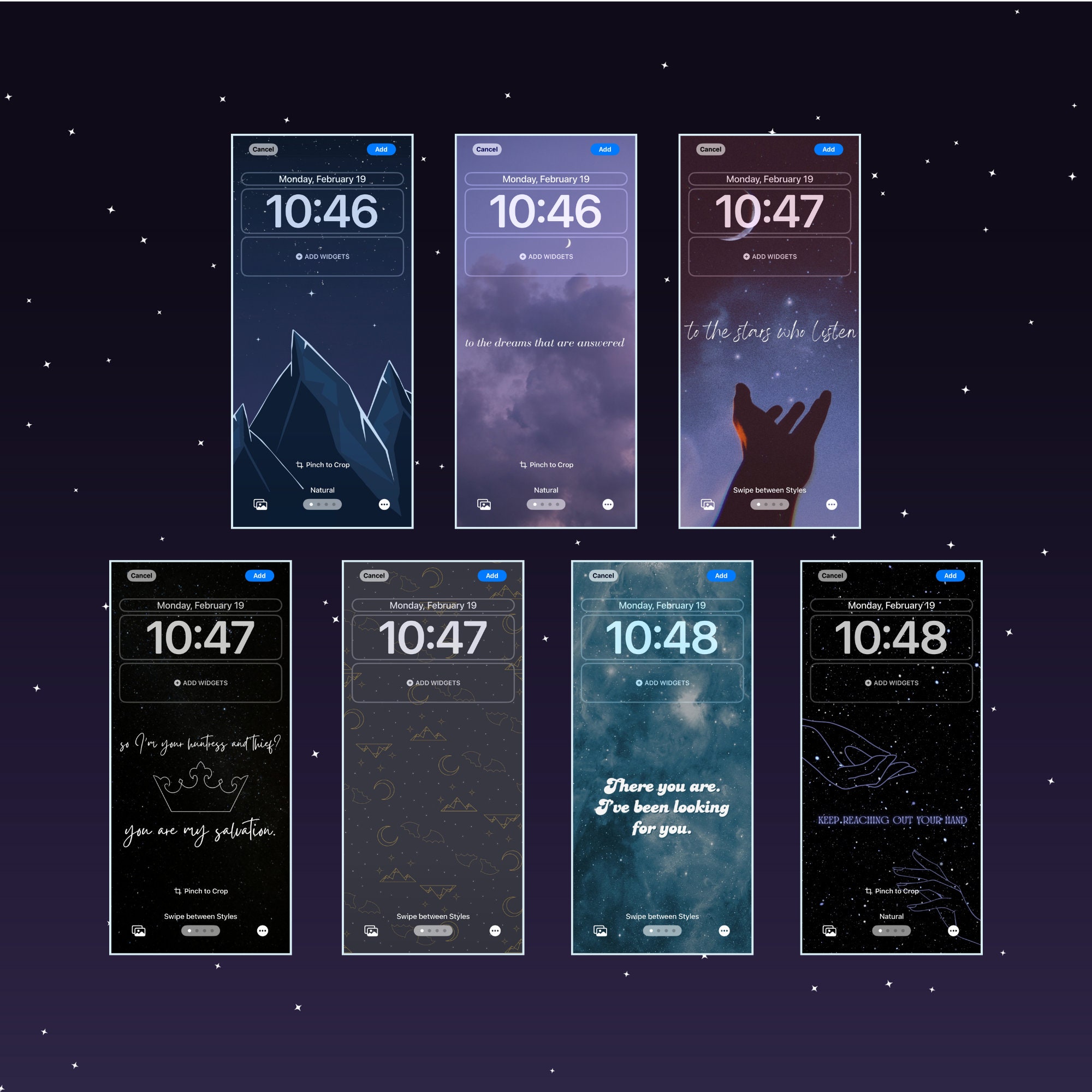 7 Night Court Phone Backgrounds – ACOTAR Phone Wallpaper Bundle - Etsy