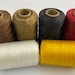 Six Spools 6 Rolls SINEW / Sinue Leather Thread Beading Crafts ...