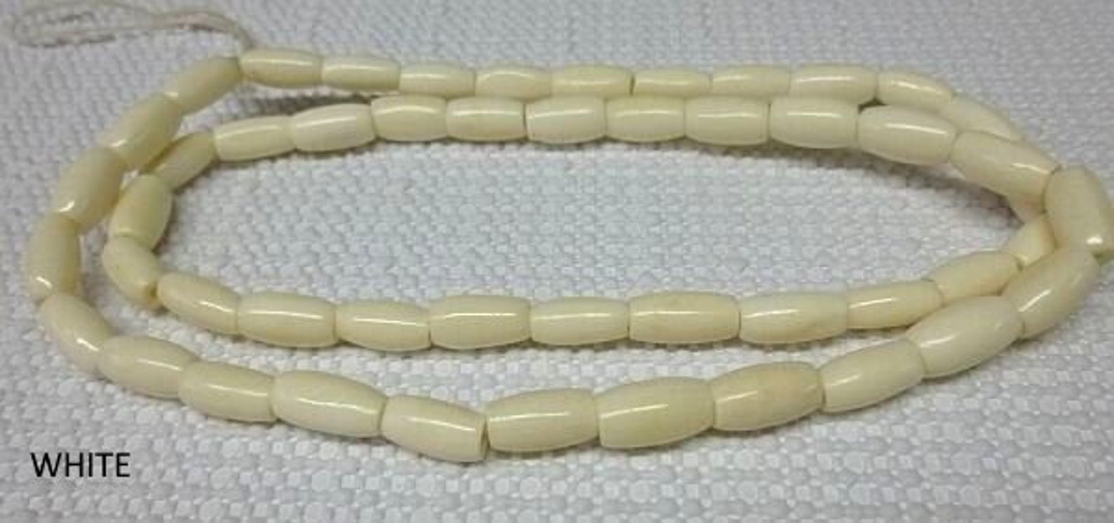 Half Inch .5 Inch Genuine Buffalo Bone Horn Hair Pipe Beads for All ...
