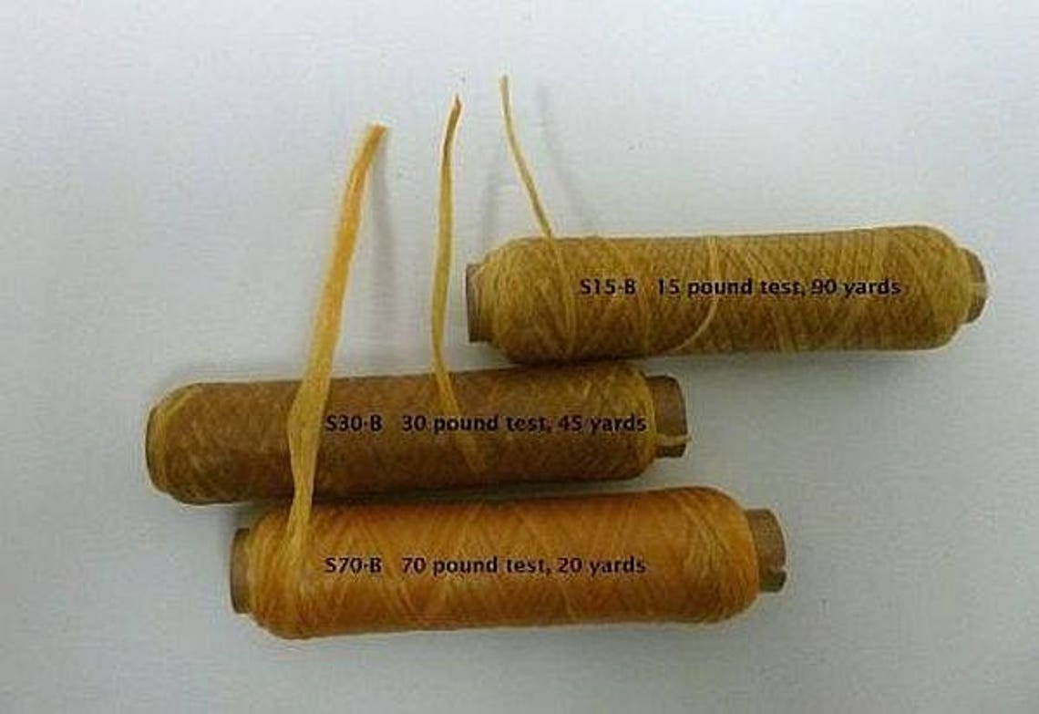 US Sinew All Size BOBBIN Sinue Wax Thread Craft Artificial Bead Loom ...