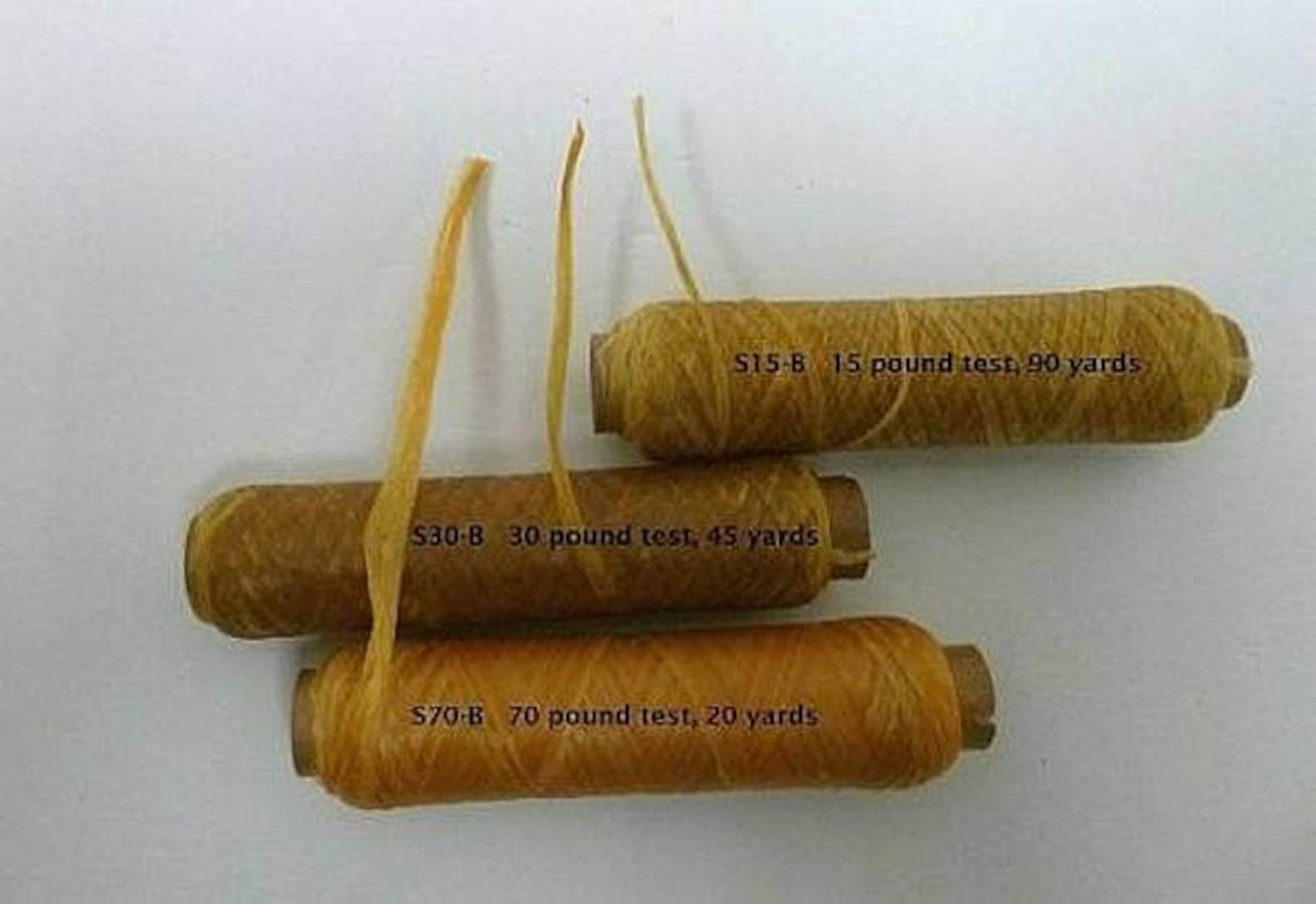 US Sinew All Size BOBBIN Sinue Wax Thread Craft Artificial Bead Loom ...