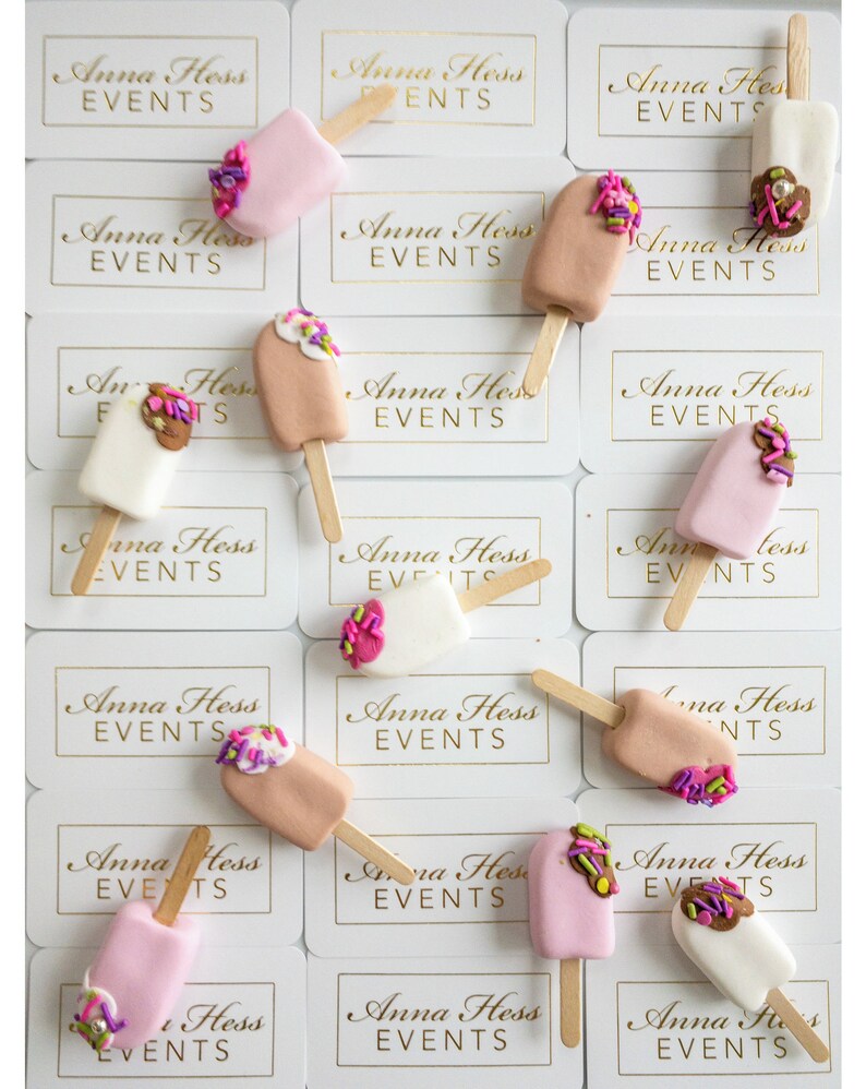 12 Ice-cream Paddle Pop Popsicle Fondant Edible Cupcake Toppers - Etsy ...