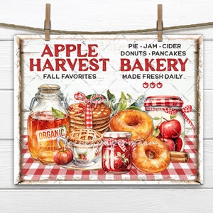 Apple Cider Fall Bakery Cider Donuts Apple Pie Jam Pancakes DIY ...