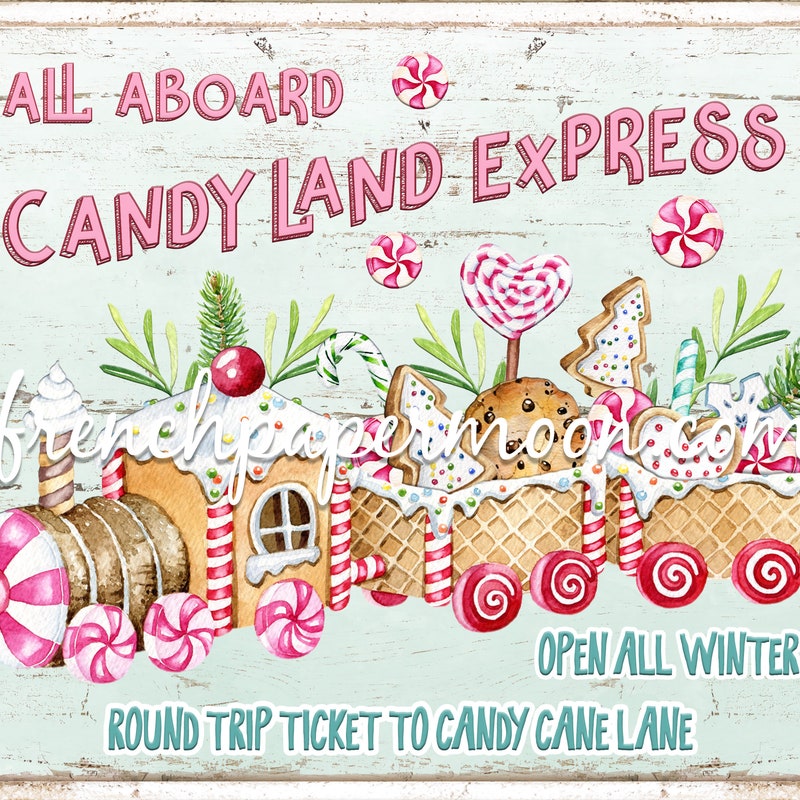 Candyland Printable Signs - Etsy