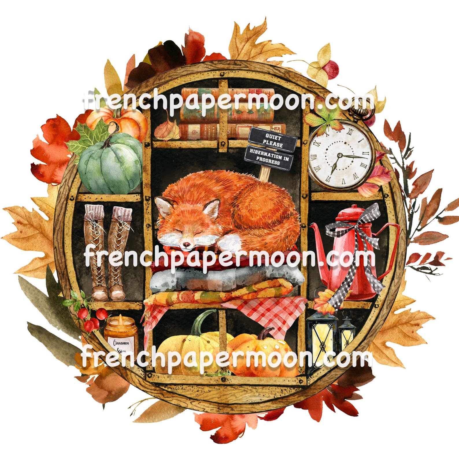 Woodland Fall Fox Cozy Fall Fall Essentials Autumn Wreath - Etsy