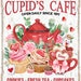 Love is Brewing Cupid's Cafe Valentine Teapot Cupcakes Roses Cookies ...