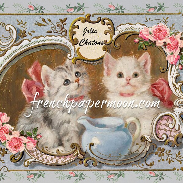Victorian Kittens - Etsy