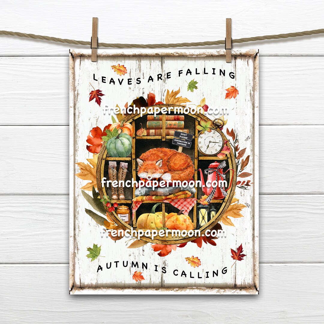 Woodland Fall Fox, Cozy Fall, Fall Essentials, Autumn Wreath, Leaves ...