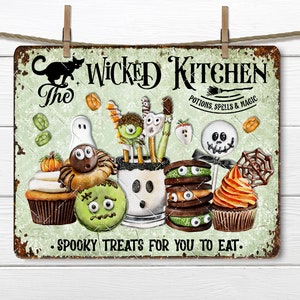 Halloween Witch's Kitchen Wicked Kitchen Halloween Sweets - Etsy
