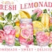 Pink Lemonade Drinks Summer DIY Sign Tiered Tray Decor Sublimation ...