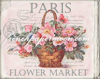 French Flower Market Sign - Etsy