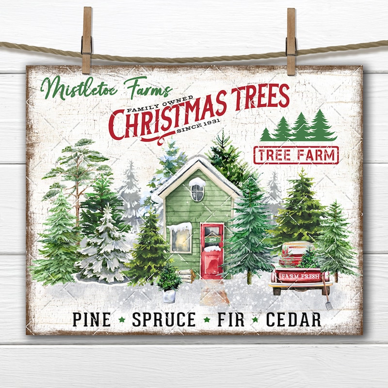 Christmas Tree Farm Sign - Etsy