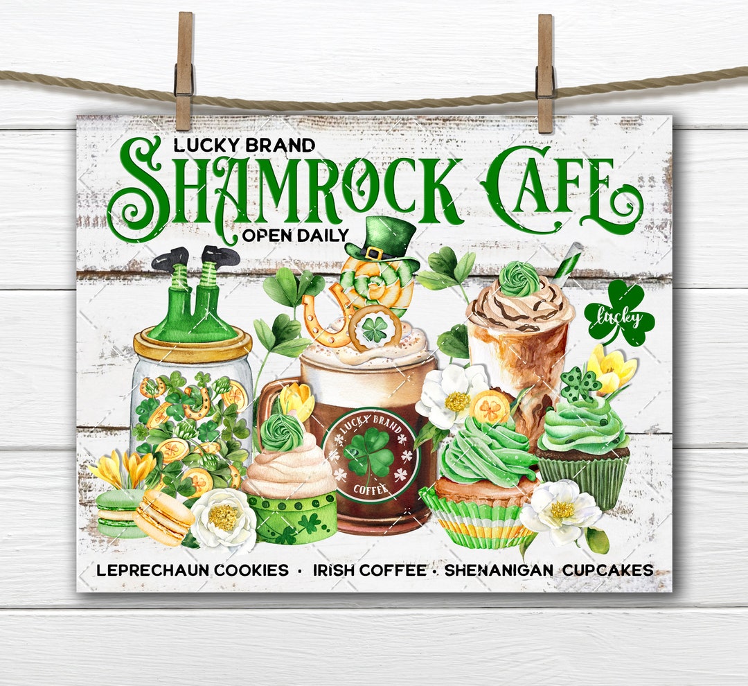 Farmhouse St. Patrick's Day Cafe Irish Coffee Cupcakes Gold Coins ...