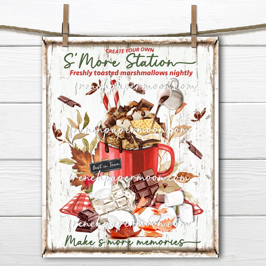 Smores Station, Digital, Making Smore Memories, Smore Ingredients ...