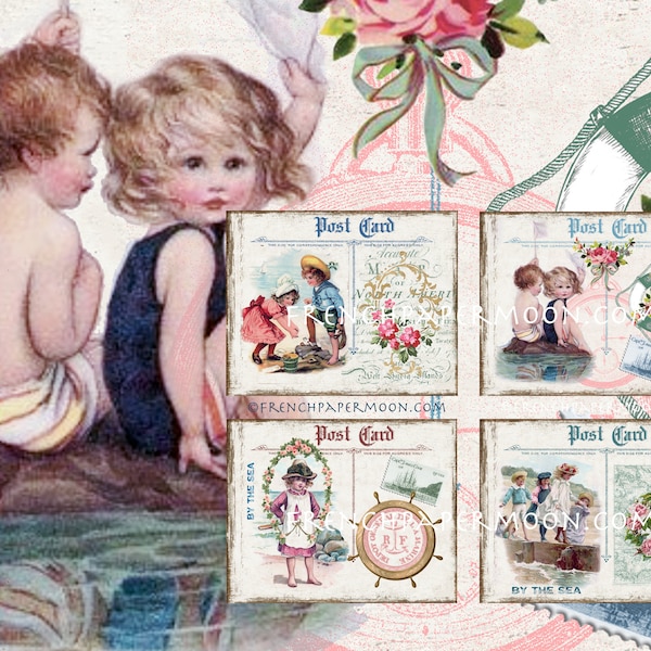 Victorian Postcards - Etsy