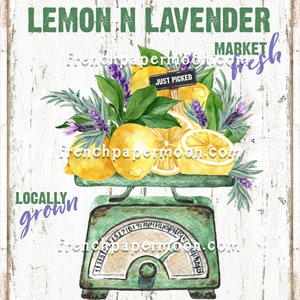 Farmhouse Scale, Summer Lemons, Lavender, DIY Lemon Market Sign, Farm ...