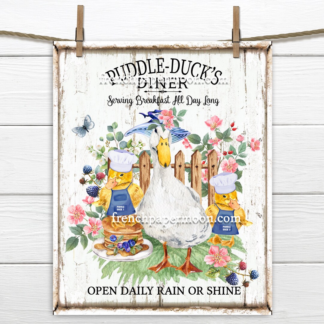 Spring Ducks, Duckings, DIY Easter Sign, Spring Sign, Mama Duck, Duck ...