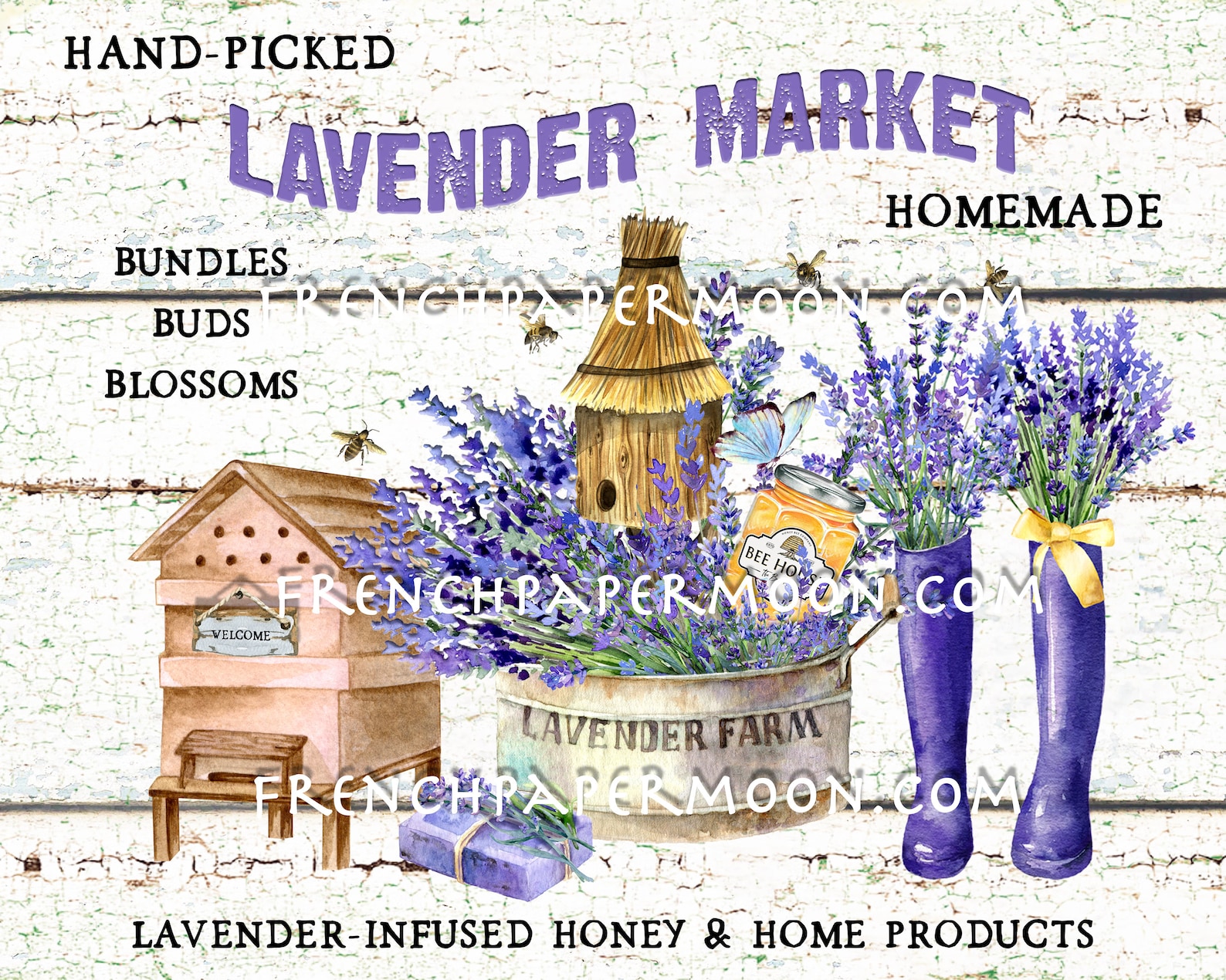 Farmhouse Lavender Lavender Market Lavender & Honey DIY - Etsy