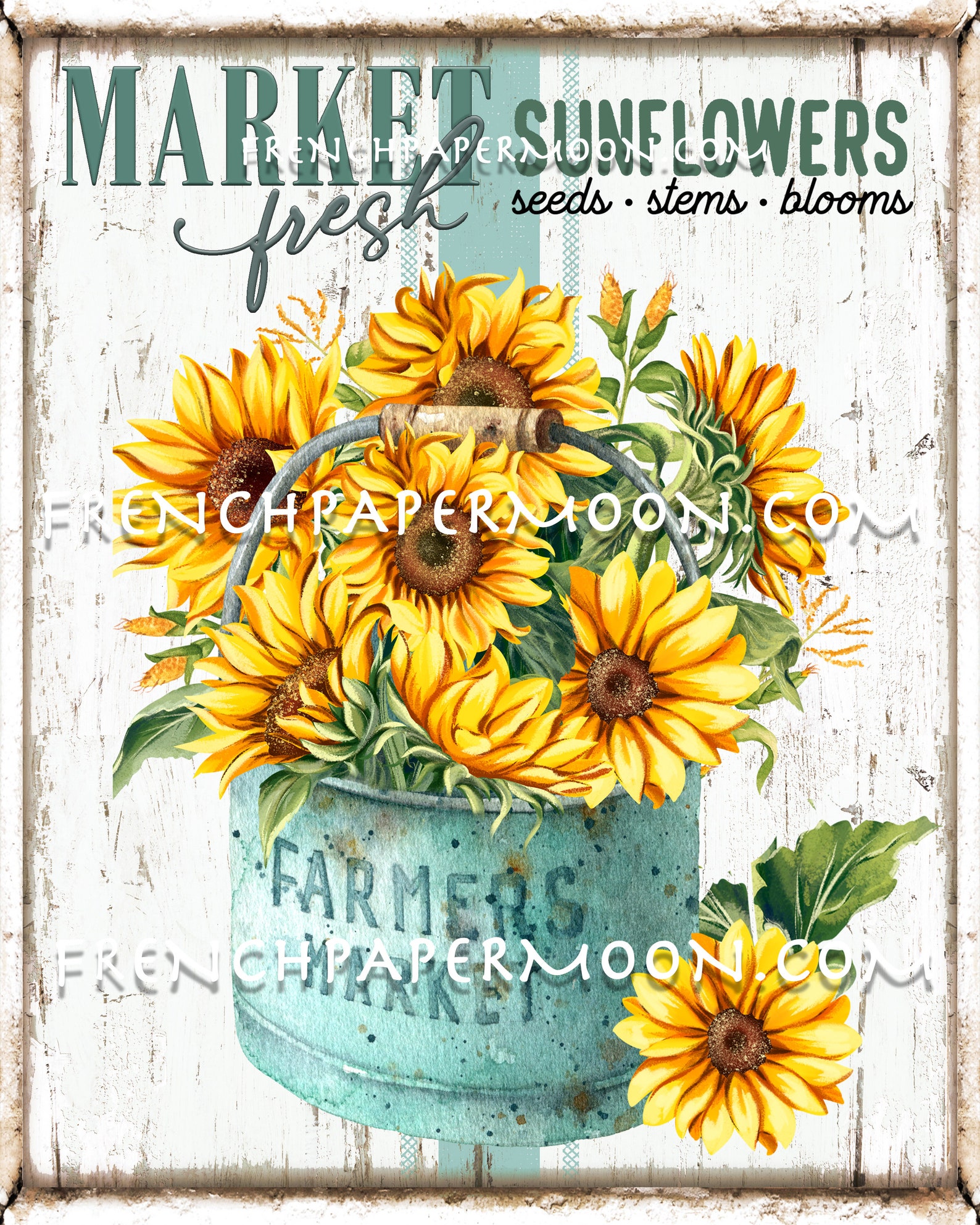 Farmhouse Sunflowers Sunflower Market Farm Fresh Fall - Etsy