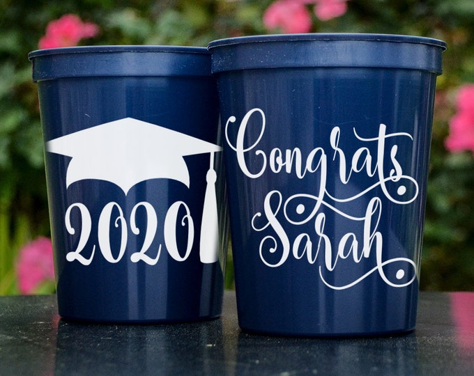 Graduation Tassel, Printed Party Cups, Party Favors, Class Of, Stadium ...