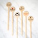 Foil Printed Wooden Stir Sticks Corporate Branded Swizzle - Etsy