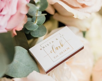 Sparks Flew Custom Wedding Matches Personalized Sparkler | Etsy
