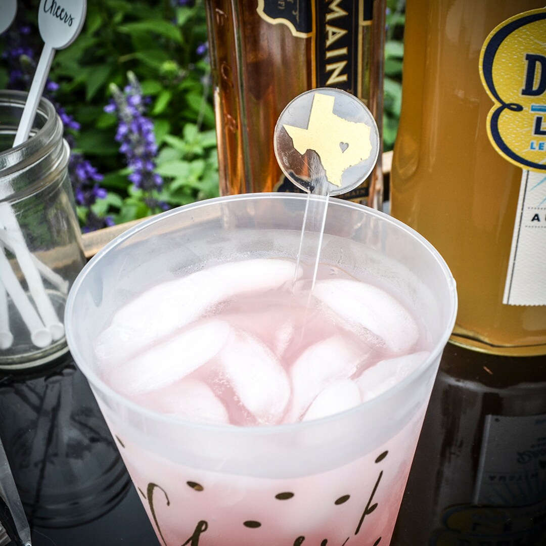 Custom Plastic Stir Sticks, Cocktail Swizzle Sticks, Choose Your State ...