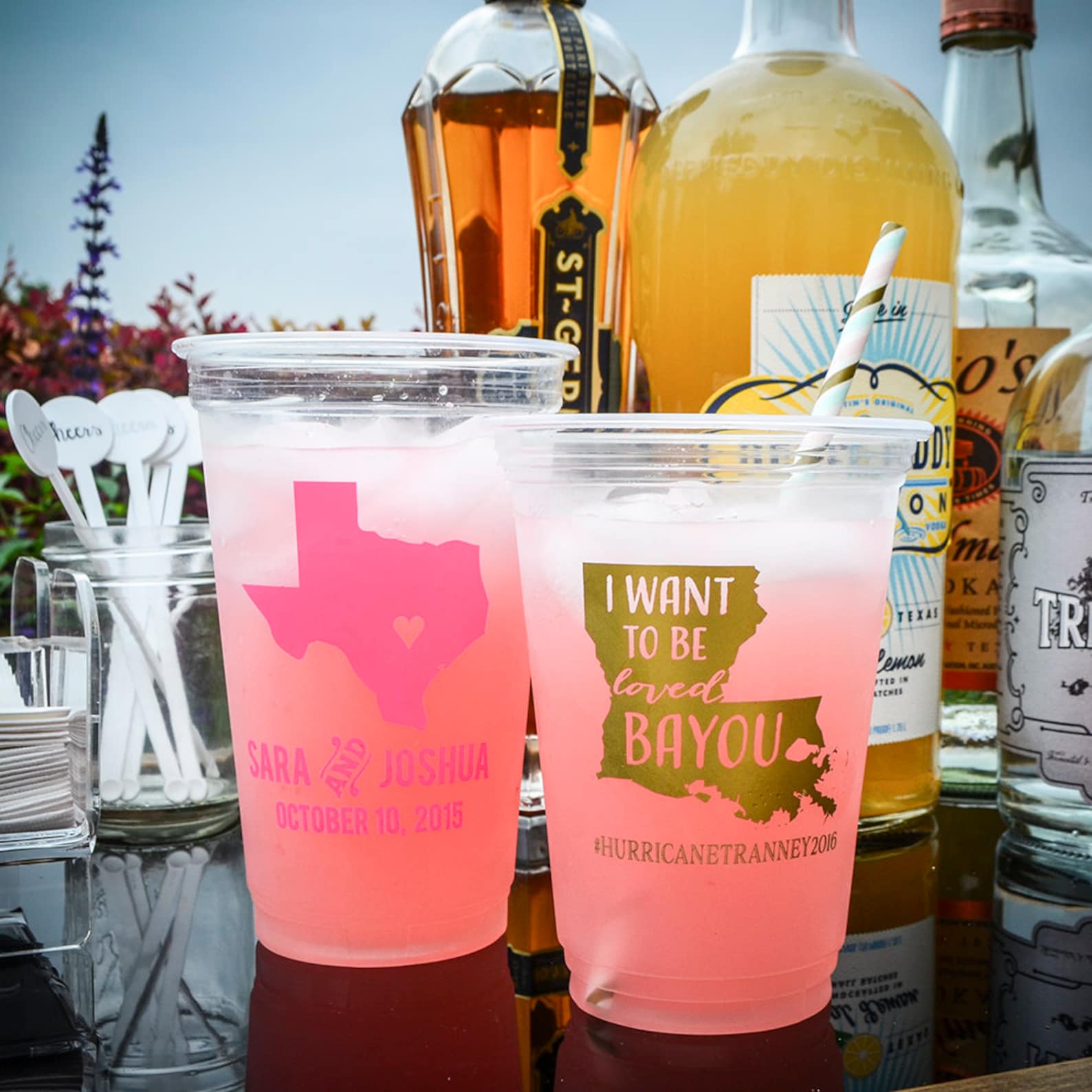 Soft Plastic Personalized Cups Custom Plastic Cups - Etsy