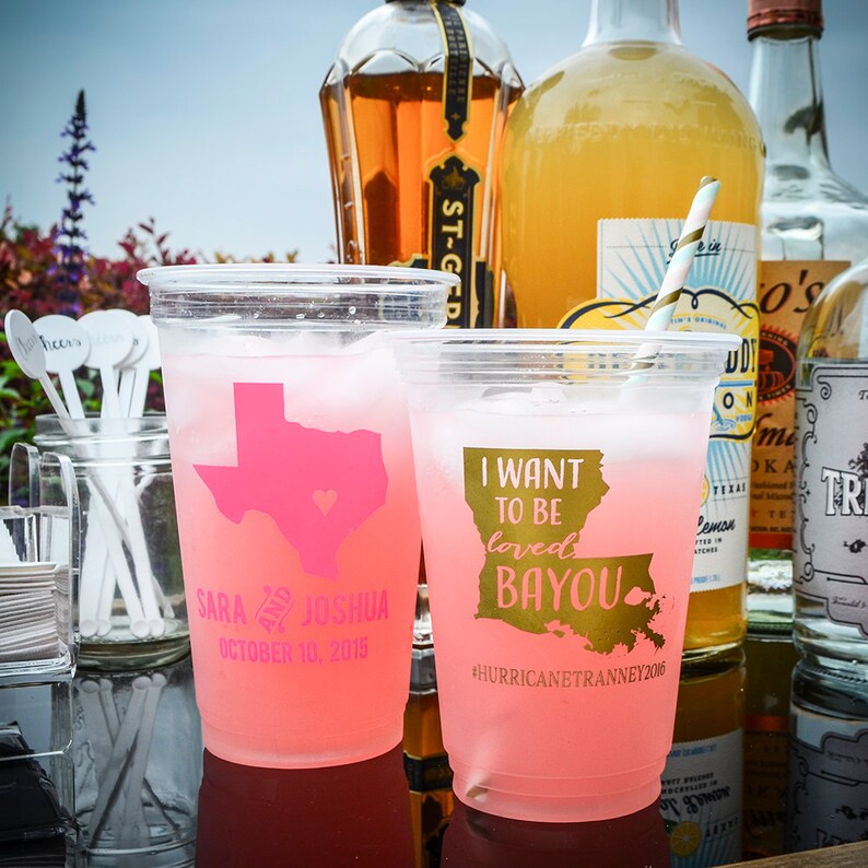 Soft Plastic Personalized Cups Custom Plastic Cups - Etsy