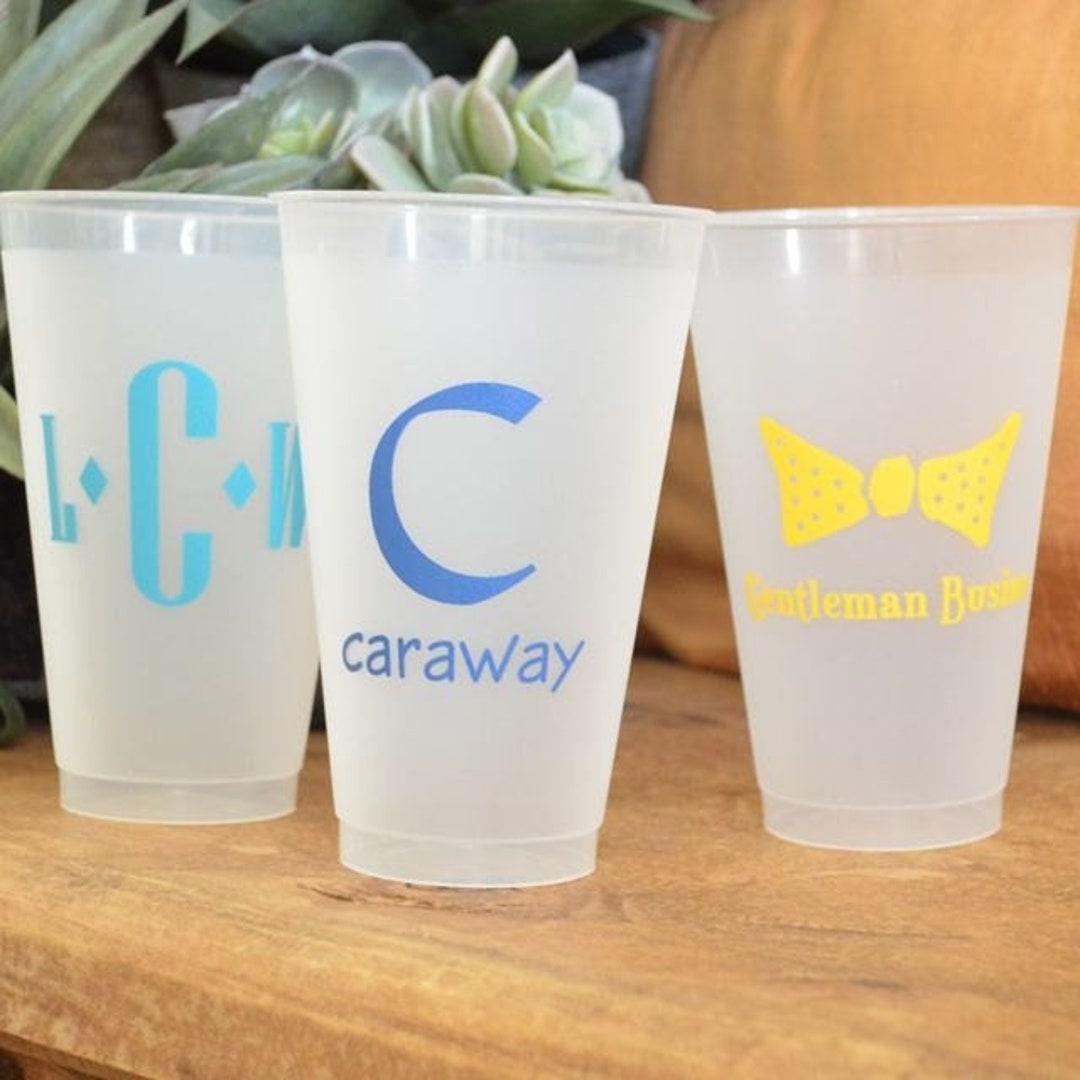 Personalized Birthday Party Shatterproof Party Cups, Custom Last Name ...