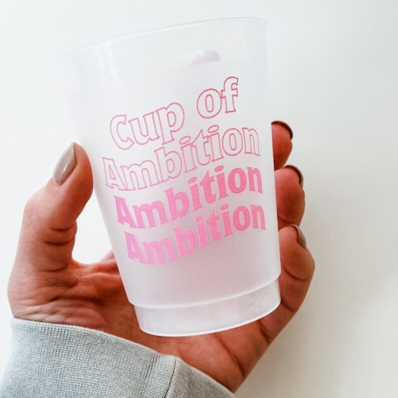 Custom Fun Phrase Frost-flex Party Cups Personalized Cups - Etsy
