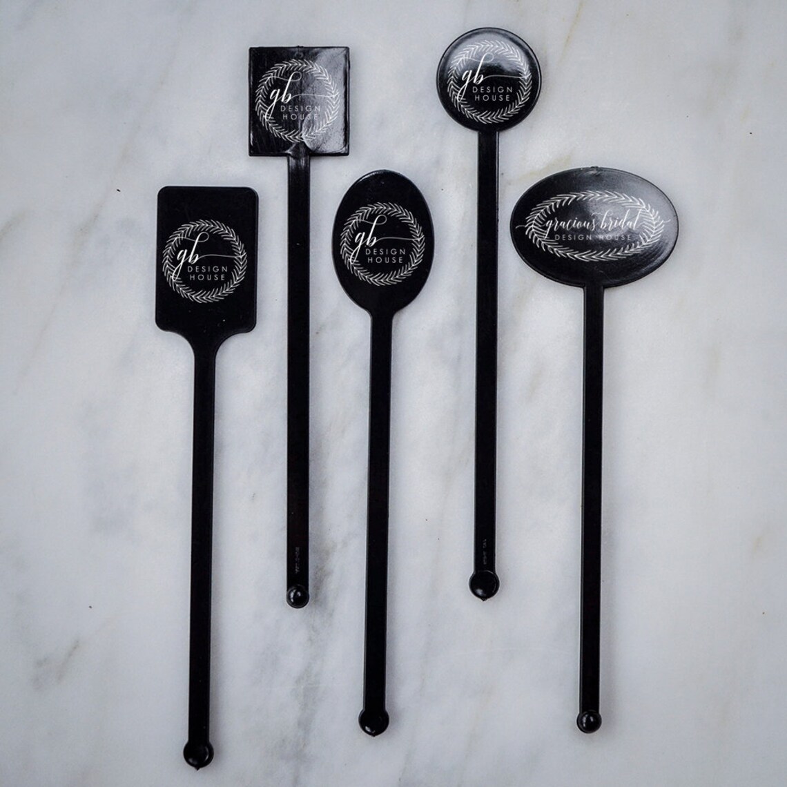 Personalized Plastic Drink Stir Sticks Monogrammed Drink - Etsy