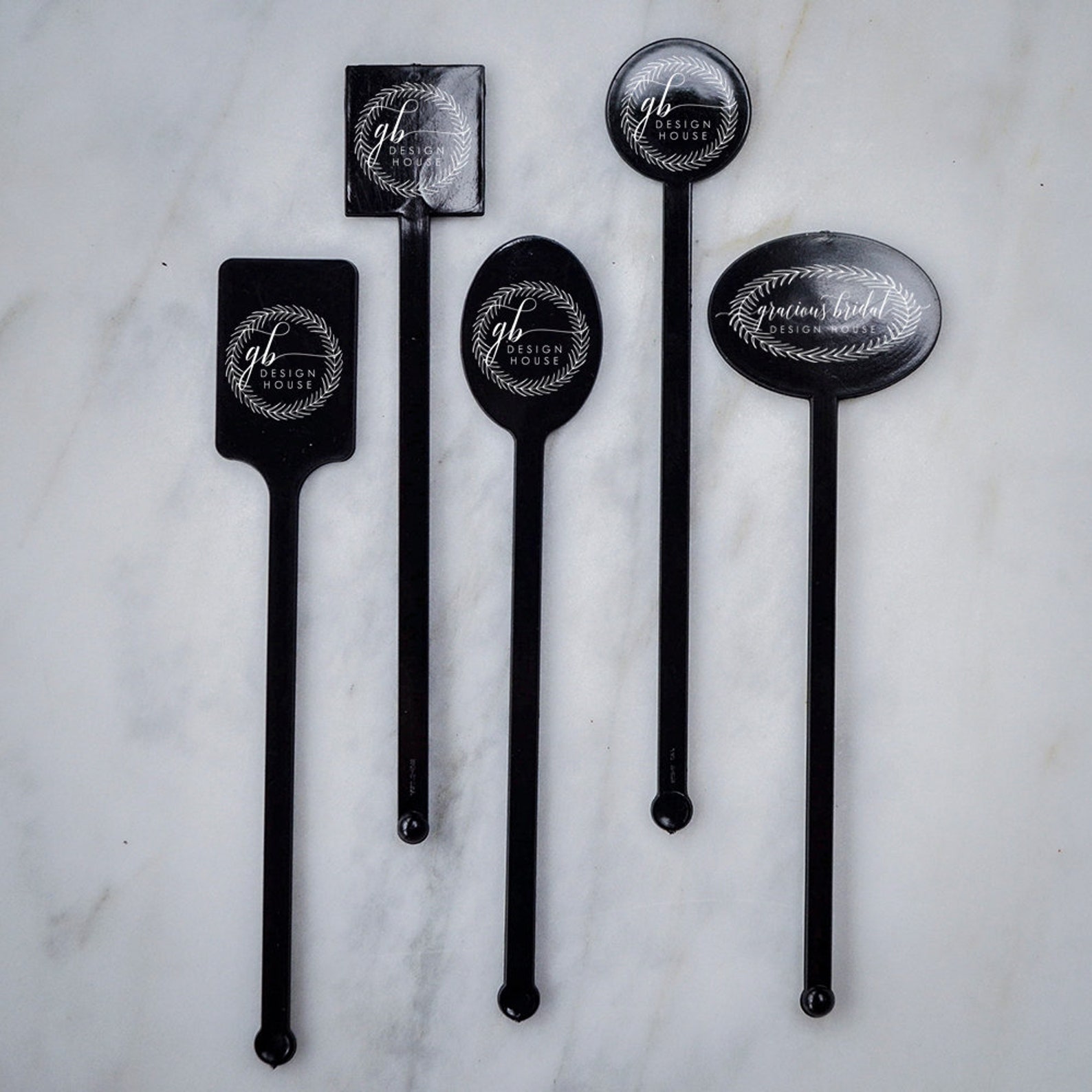 Personalized Plastic Drink Stir Sticks Monogrammed Drink - Etsy