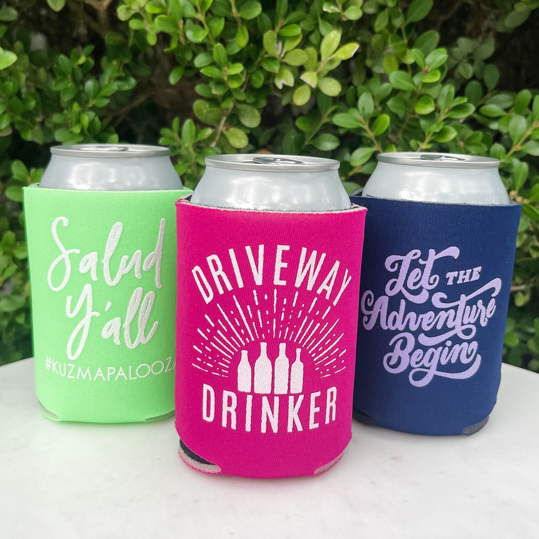 Party Can Coolers, Custom Event Can Cooler Party Favors, Personalized ...