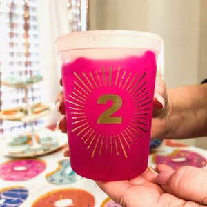 Monogrammed Color Changing Cups, Stadium Mood Cups, Color Changing ...